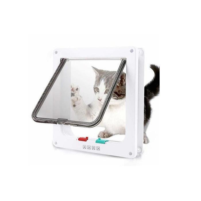 Jual PETS DORAS CAT DOOR WITH TUNNEL 4 WAY LOCKING / PINTU KUCING ...