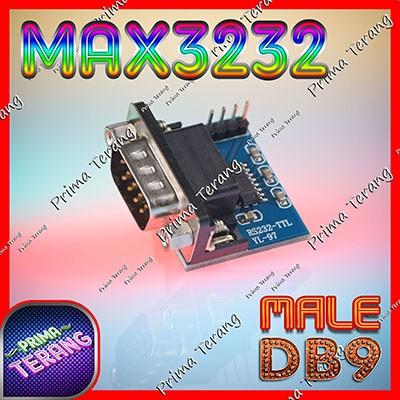 Jual Konverter MAX3232 TTL To RS232 Converter MAX 3232 Module DB9 MALE ...