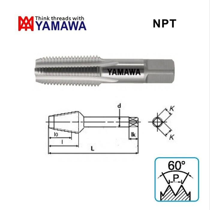 Jual Tap Pipa / Nepel Mesin 1/2 x 14 NPT HSS YAMAWA JAPAN Best - Jakarta Timur - HARDWARE HOOD ...