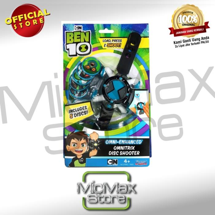 Jual Ben10 Ben 10 Omni Enhanced Omnitrix Disc Shooter Watch Biru Blue ...