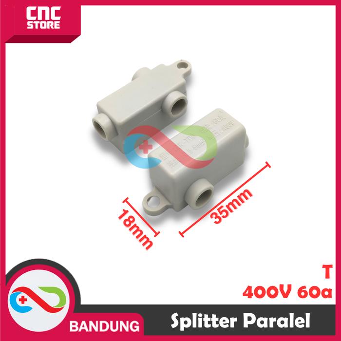 Promo TERMINAL BLOCK SPLITTER PARALEL HIGH POWER 400V 60A OUT T CABANG ...