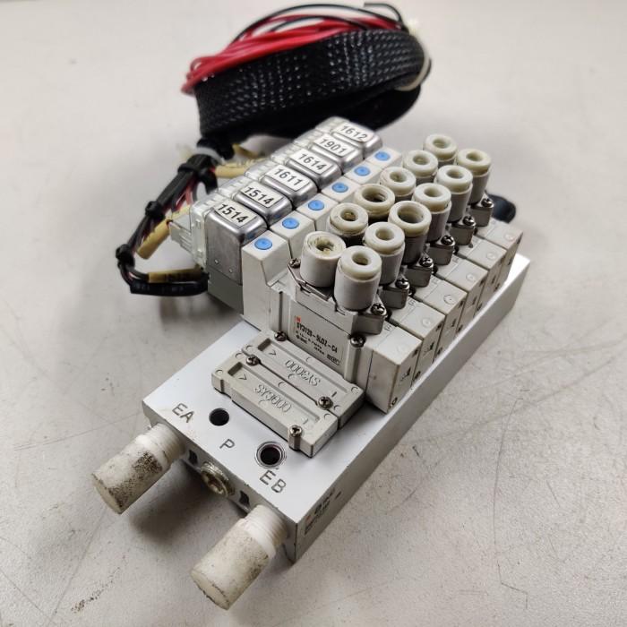 Jual SMC SY3120 Solenoid Valve set Manifold SY3120-5L0Z-C4 24VDC 6pcs Best - Kota Tangerang ...