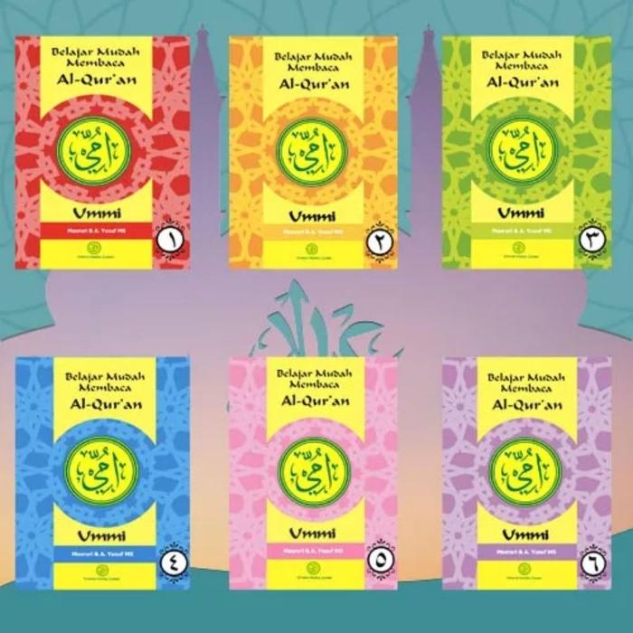 Jual 1 Paket Buku Belajar Membaca Al - Qur'an Metode Ummi Jilid 1 Sampai 6 Di Seller Rumix ...