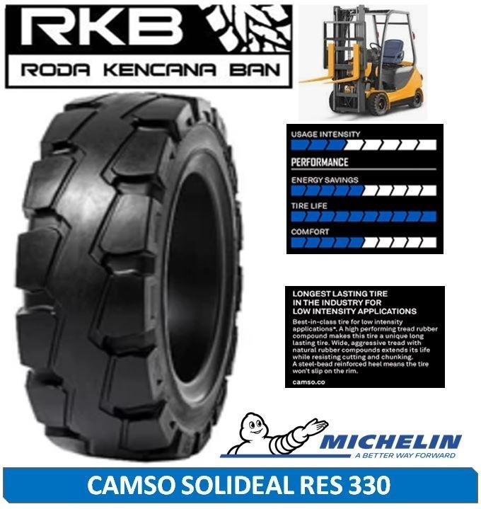 Jual CAMSO RES 330 SOLIDEAL Ukuran 6.00-9 Ban Mati Ban Buta Forklift ...
