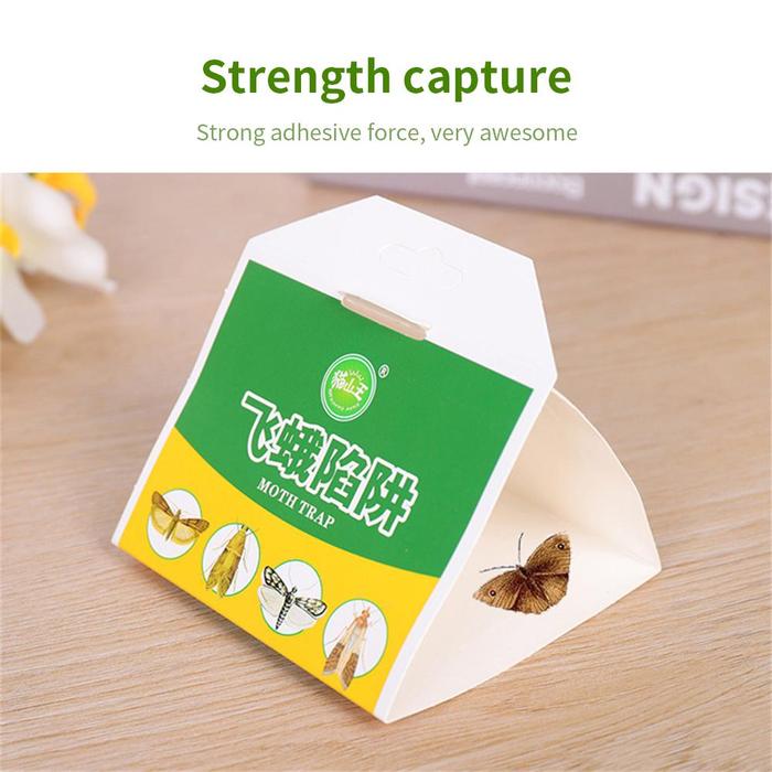 Jual Moth Trap Moth Sticker Killer Sticky Glue Pheromone Moth Trap Pat ...