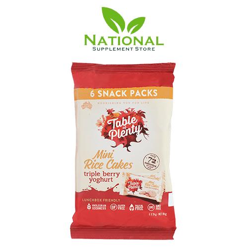 Jual Table Of Plenty Snackpack Mini Rice Cake Triple Berry Yogurt 6 pk ...