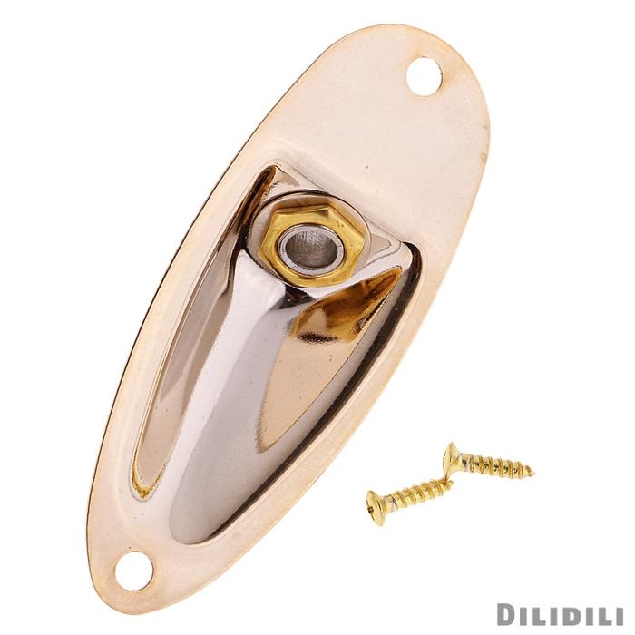 Jual 12 Boat Output Jack Plate Socket for Strat Squier Electric Guitar ...