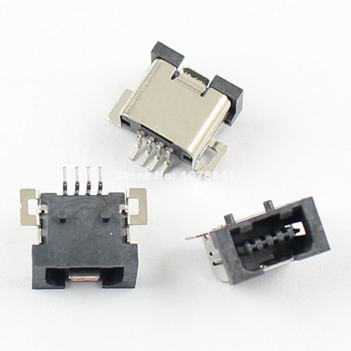 Jual 20Pcs Mini Usb 4 Pin Female Smt Pcb Socket Connector - Kota Depok ...