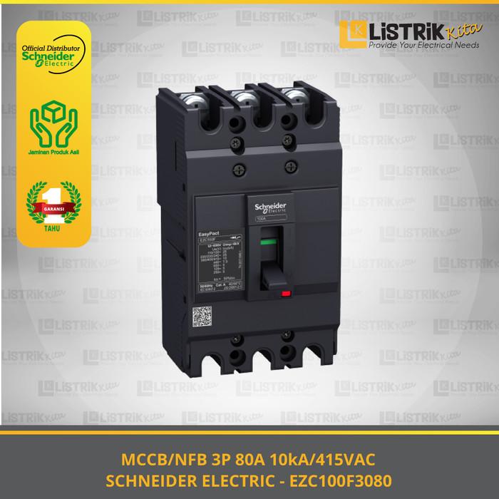 Promo MCCB SCHNEIDER EZC100F 3P/3T 80A 10kA - EZC100F3080 Cicil 0% 3x - Jakarta Timur - MGSSHOP ...