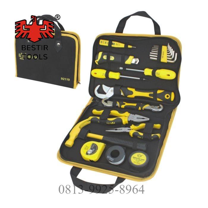 Jual DK 20PCS Alat Tukang Set / Tool Kit Set Alat Reparasi BESTIR 92119 ...
