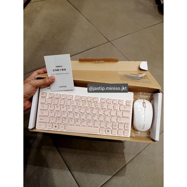 Jual MINISO 🆕 KEYBOARD + MOUSE WIRELESS (sz.29x14x2.7cm) - Kota Bekasi ...