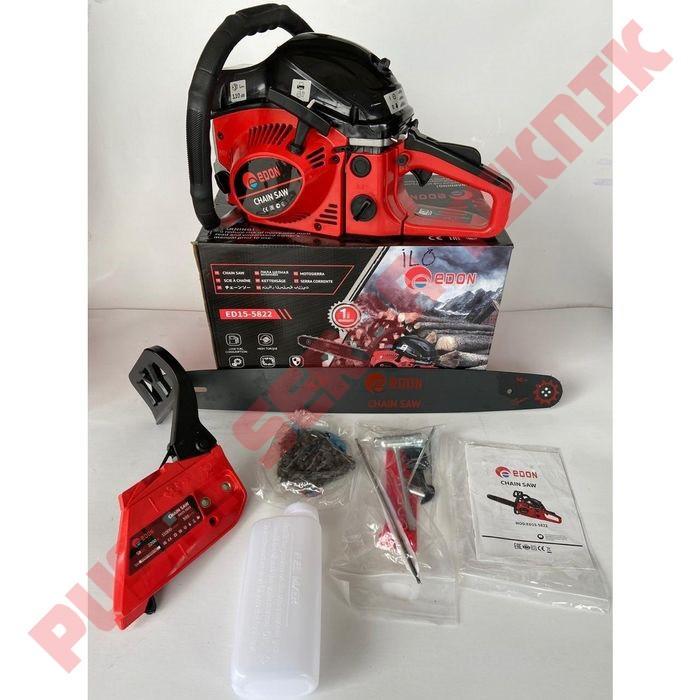 Jual MESIN CHAINSAW 22 INCH EDON 2 TAK GERGAJI POTONG KAYU POHON CHAIN ...