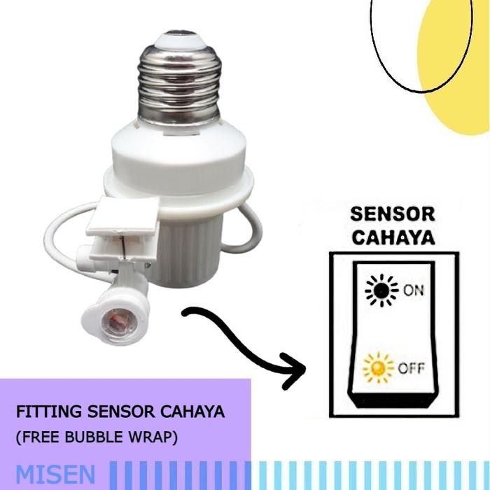 Jual FUJIKYU MISEN FITTING LAMPU SENSOR CAHAYA OTOMATIS UNTUK SEGALA ...
