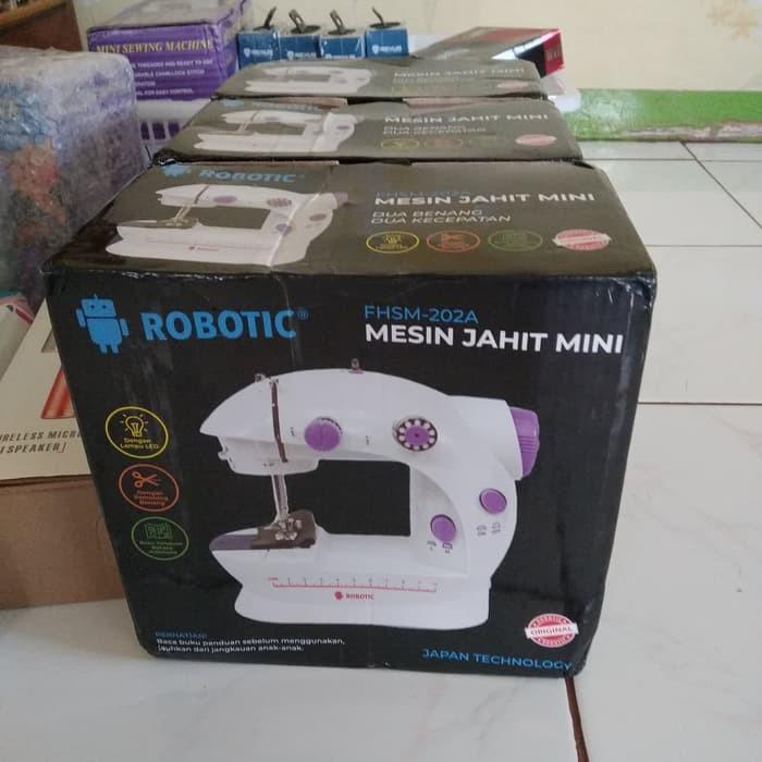 Jual MESIN JAHIT MINI PORTABLE GT-202/FHSM 202 ROBOTIC New Version 2018 ...