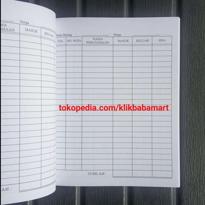 Jual M T3 Buku Stok Stock Persediaan Barang Inventory Gudang Ukuran ...