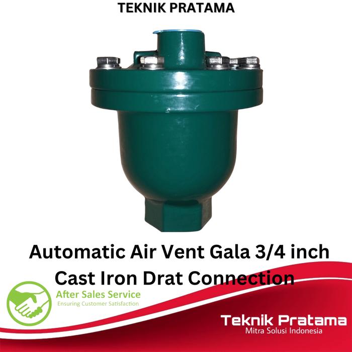 Jual 3/4" Automatic Air Vent Gala Cast Iron Drat Connection 3/4 Inch - Jakarta Barat - Teknik ...