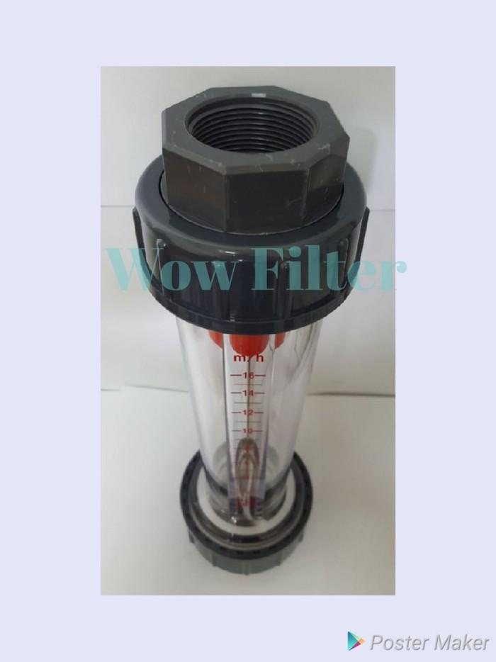 Jual Flowmeter tabung 25 m3/jam Rotameter 25m3/hour industrial RO Best ...