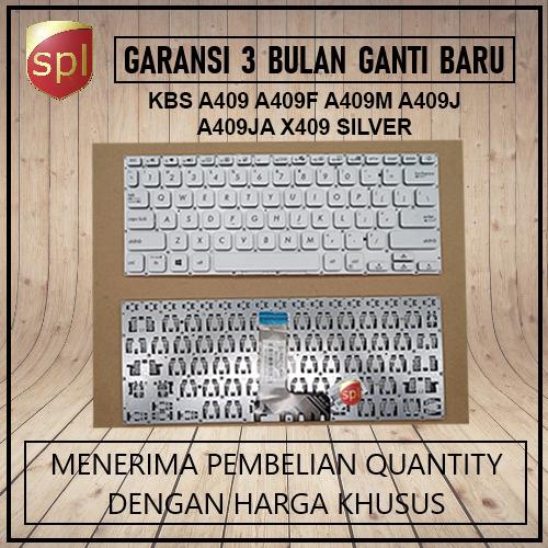 Jual Keyboard Asus A409 A409F A409J A409M X409 X409F X409L SILVER ...