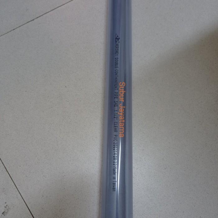 Jual Pipa Pipa PVC Bening Clear Transparan 1 12 inchi Panjang 3 M ...