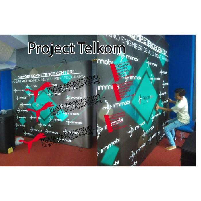 Jual Backwall Portable Backdrop Portable Plus Printing - Kota Surabaya ...