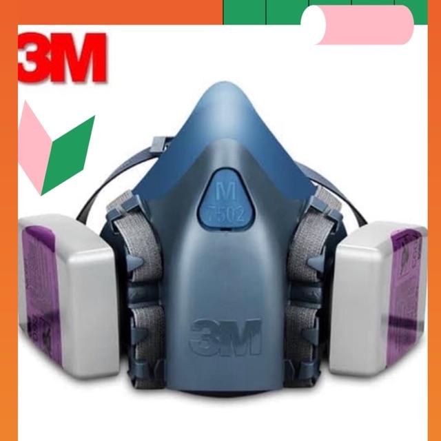 Jual Masker 3M 7502 3M Half Facepiece Respirator Half Gas Mask dan ...