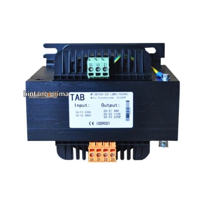 Jual Trafo Step Down 1000VA 220V-110V-48V TAB - Multi Transformer Step ...
