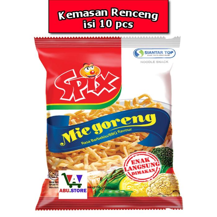 Jual Mie Goreng Spix kemasan renceng isi 10pcs - Kota Surabaya - berkah ...