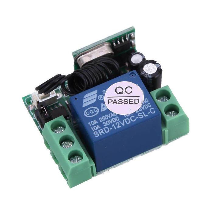 Jual Saklar Kendali Jarak Jauh Nirkabel, Pemancar DC 12V 10A 433MHz ...