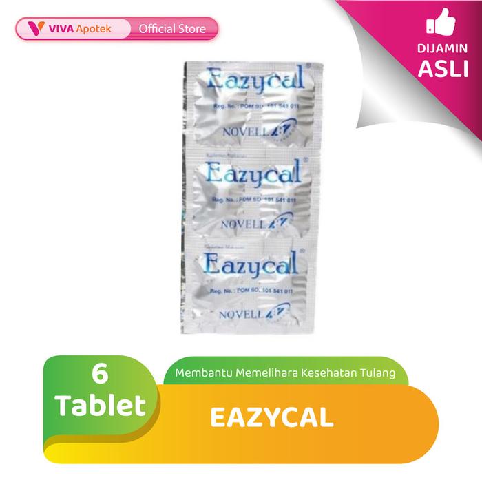 Jual Eazycal Membantu Memelihara Kesehatan Tulang (6 Tablet) - Jakarta ...