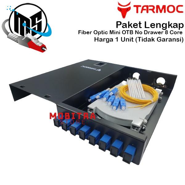 Jual Tarmoc Fiber Optic mini OTB 8 Core SC|Roset FO Besi 8C Lengkap ...