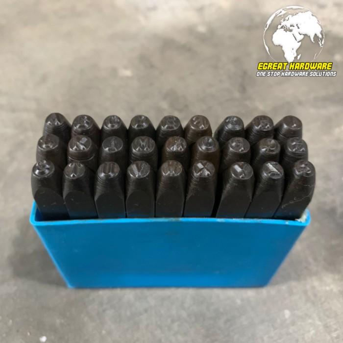 Jual Besi Cetakan Huruf Alfabet Solar Punch Marking Letter A-Z 3mm 18 ...