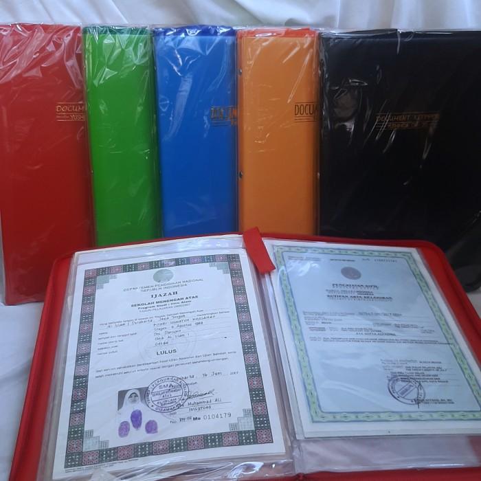 Jual Isi 60 lembar Dokumen Keeper/Map Dokumen/Map ijazah resleting 👍👍 ...