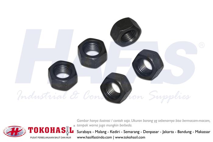 Jual Hex Nut Baja Class 10 M27 - P3.00, hitam (Mur Segienam) - Jakarta ...