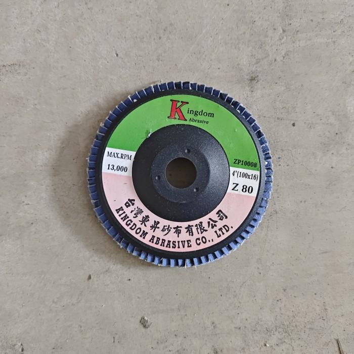 Promo Flap Disc / Amplas susun Tumpuk Gerinda Zirconia Z #80 - Kota ...