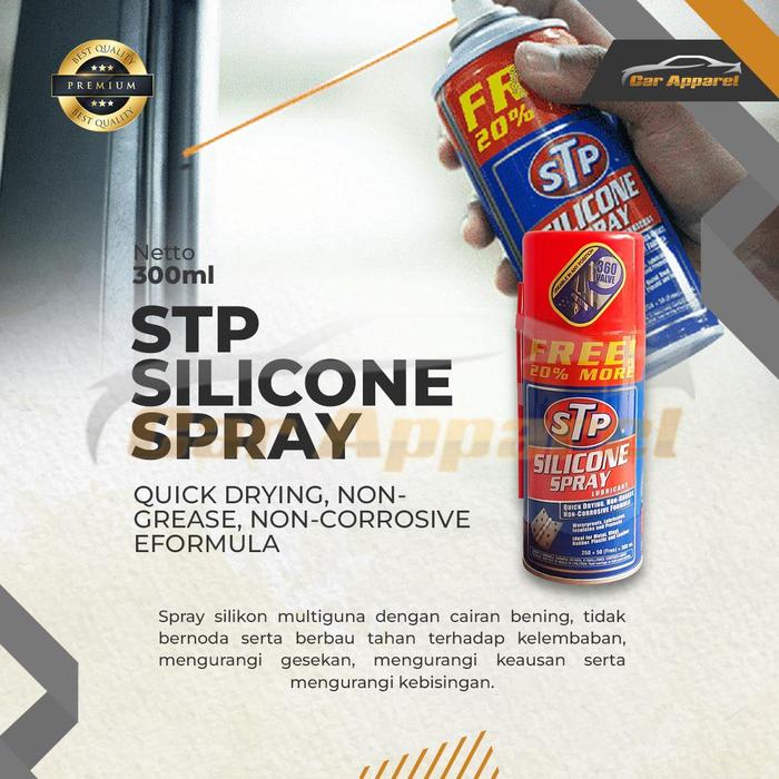 Jual Silicone Spray Lubricant STP Pelumas Engsel Besi Pintu Jendela ...