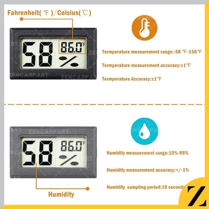 Jual Termometer Digital Mini Pengukur Temperatur Suhu Ruang Air LCD ...