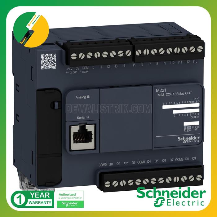 Jual Schneider TM221C24R - logic controller, Modicon M221, 24 IO, relay - Jakarta Pusat - Dewa ...