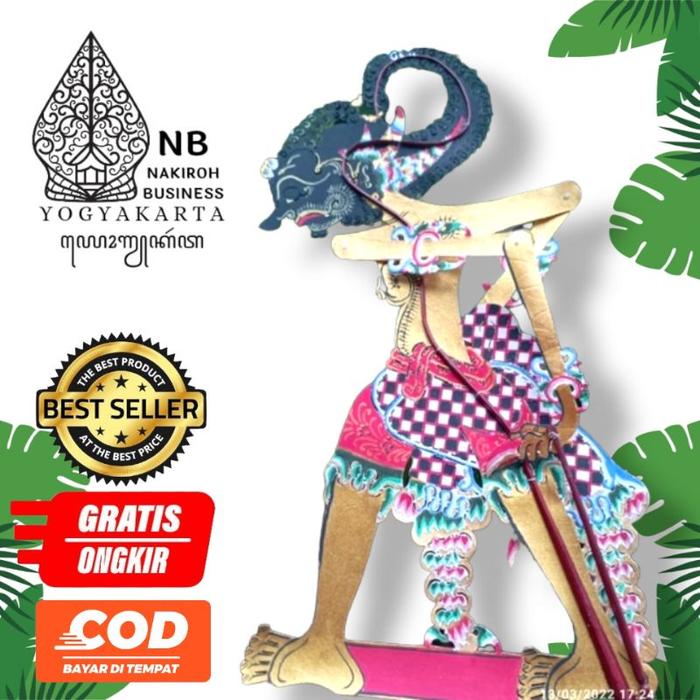 Jual Wayang Kulit Sapi ASLI Werkudara / Bima Ukuran Standar Dalang ...