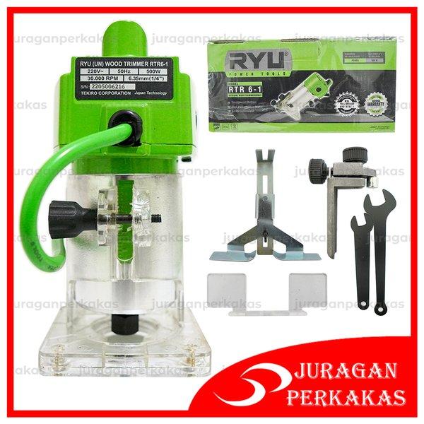 Jual RYU RTR6-1 MESIN PROFIL KAYU 6 MM ROUTER WOOD TRIMMER RTR 6-1 ...