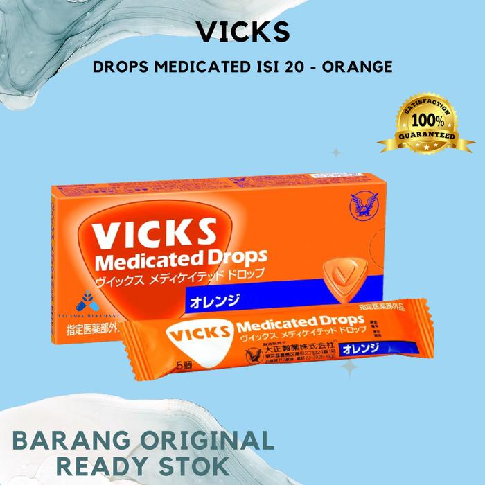Jual Taisho Vicks Drops Medicated / Permen Tenggorokan JAPAN - Matcha ...