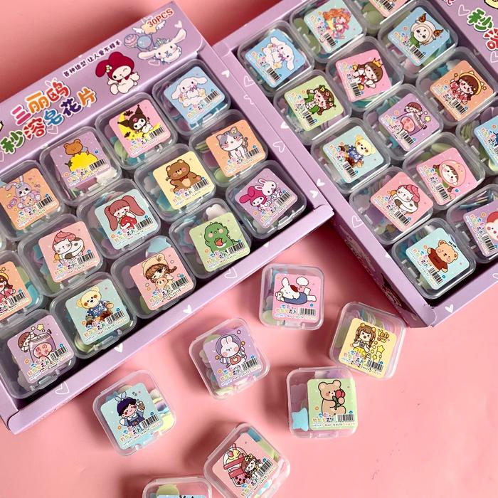 Jual SHAPED INSTANT SOAP IN BOX paper sabun kertas lucu bentuk campur ...