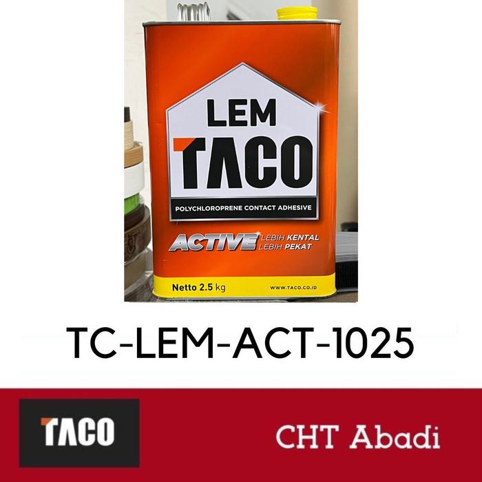 Jual LEM TACO MERAH ACTIVE 2.5KG - Kota Bogor - CHT Abadi | Tokopedia