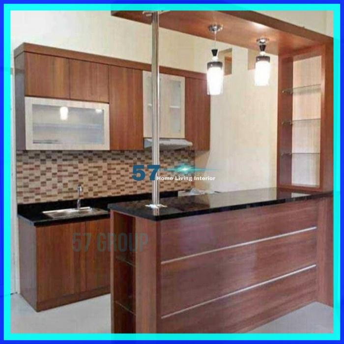 Jual Kitchen Set Minimalis dan Meja Bar Bahan Multiplek HPL Free DesainUkur - Jakarta Selatan ...