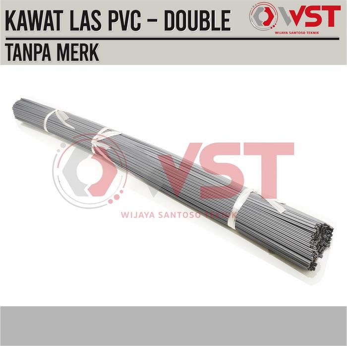 Jual Kawat Las PVC Double 3MM Abu Abu Tua / PVC Welding Rod 100cm ...