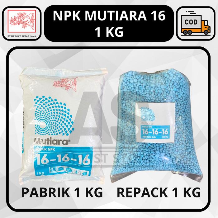 Jual 🔅 Pupuk NPK MUTIARA MEROKE 16 16 16 Kemasan Pabrik / Repack 1 Kg ...