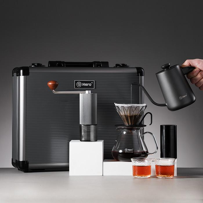 Promo Pour Over V60 Set ZeroHero S02 Classic Coffee Travel Suitcase ...