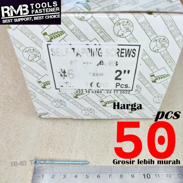 Jual Sekrup Tapping Screw FH 6 x 2 Panjang 5cm Kayu Tembok Aluminium - Kota Tangerang Selatan ...