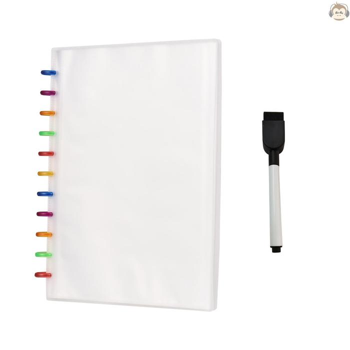 Jual A4 Map Dokumen Bening Folder Plastik Dengan Gesper Bulat Disc ...