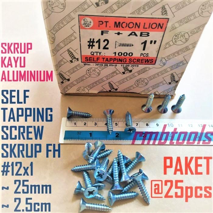 Jual Sekrup Tapping Screw FH 12 x 1 Panjang 2.5cm Kayu Tembok Aluminium - Kota Tangerang Selatan ...