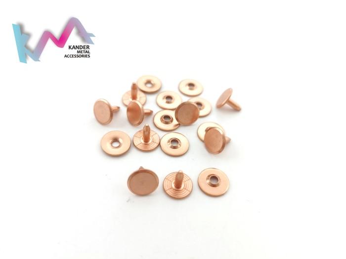 Jual KANDER 100pcs Brass Rivet Jeans Kancing Keling Paku Centang YKK ...